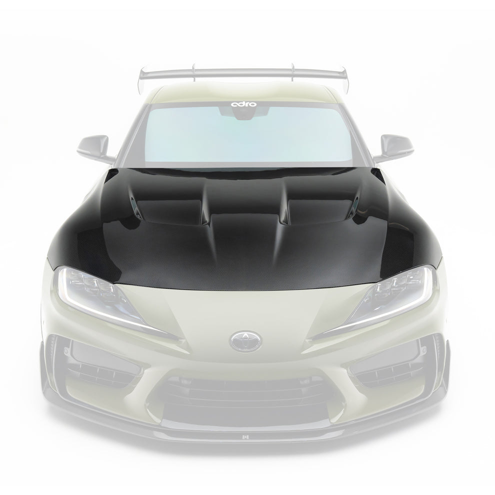 Toyota GR Supra Prepreg Carbon Fiber Hood – ADRO US